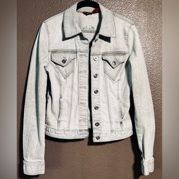 Guess | Jackets & Coats | Vintage Guess Jean Jacket Gray | Poshmark